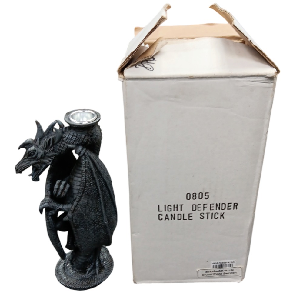 AMORIENTAL DRAGON CANDLESTICK HOLDER - Own4Less